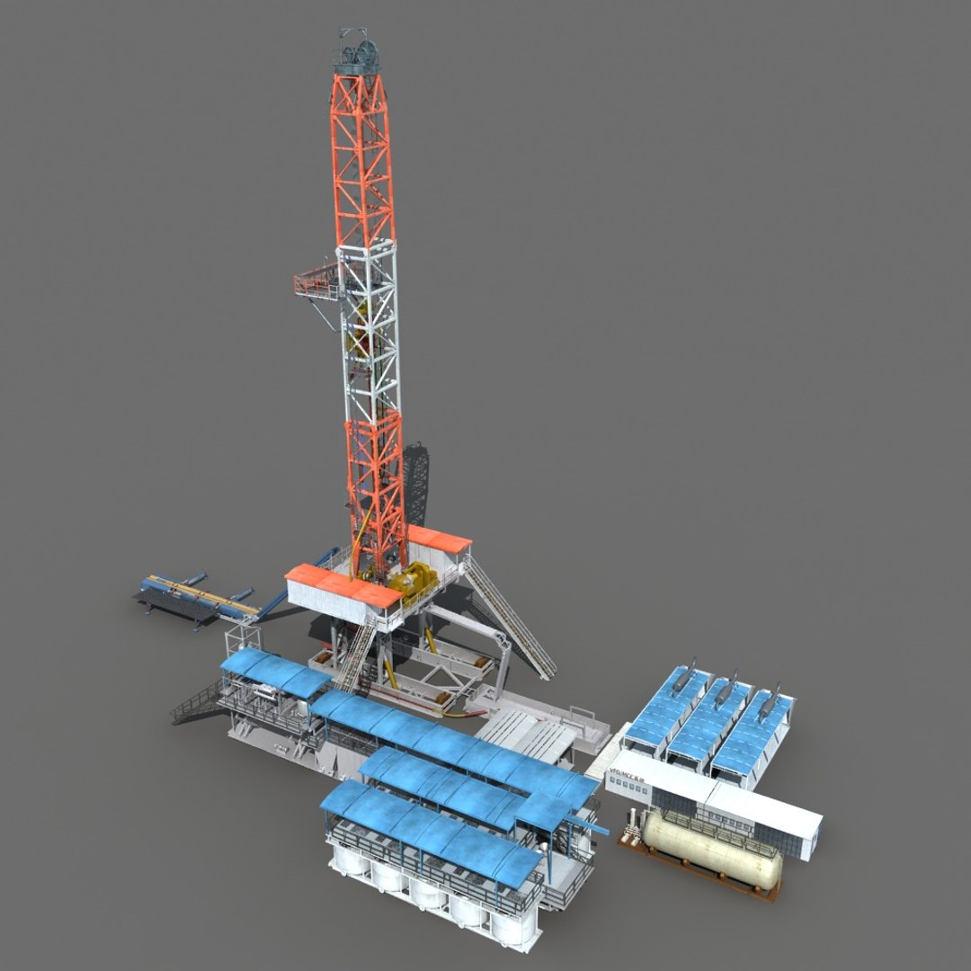 land rig 3d model