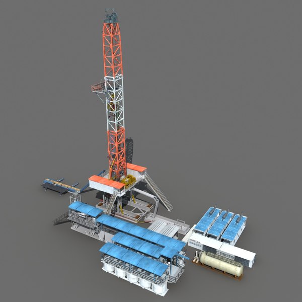 land rig 3d model