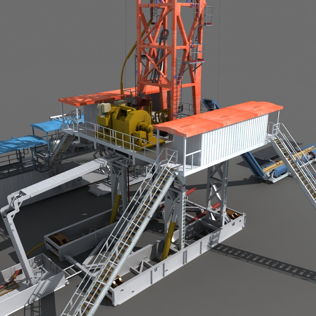 land rig 3d model