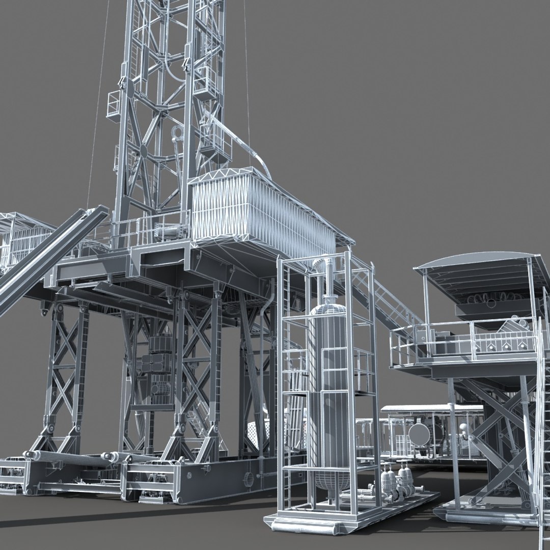 land rig 3d model