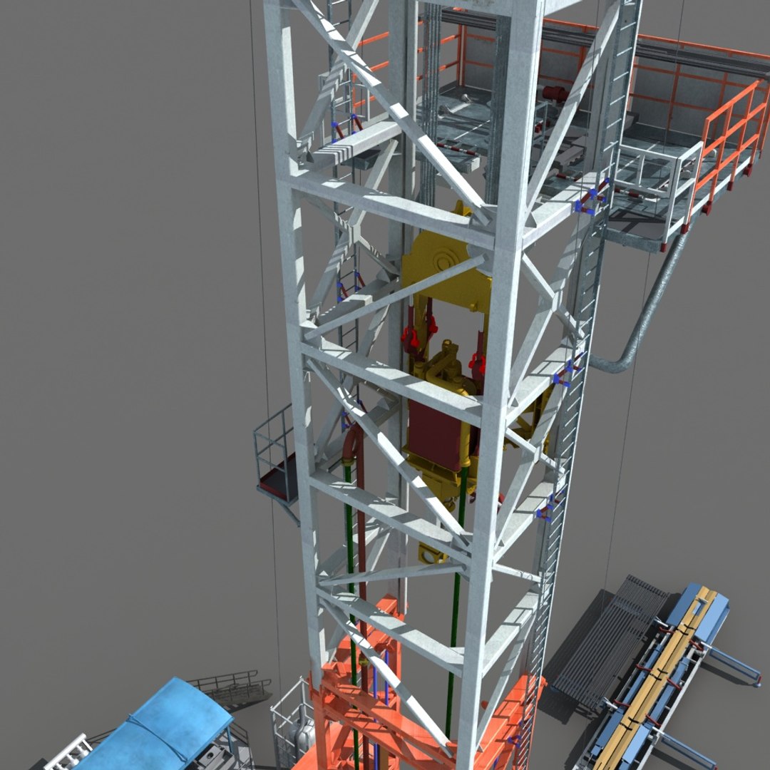land rig 3d model