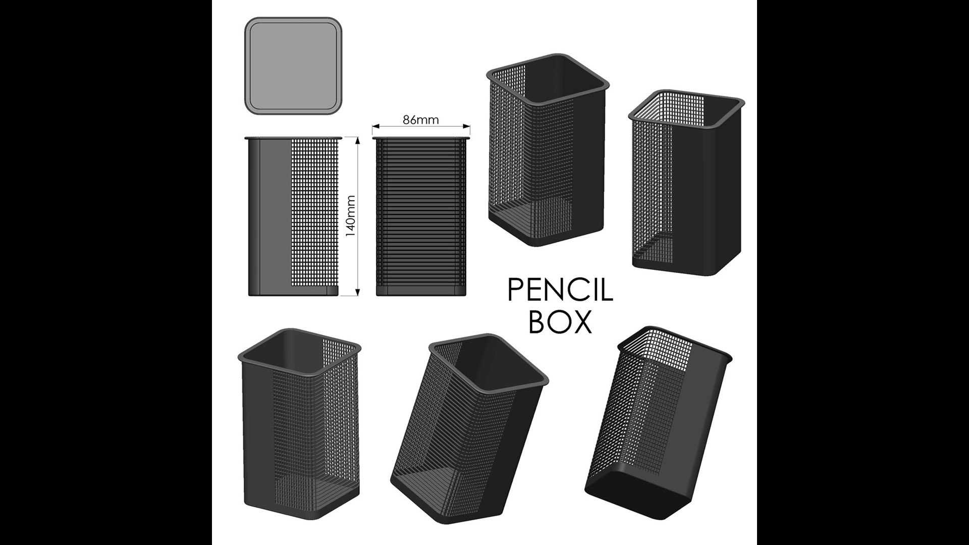 3D Pencil Box - TurboSquid 2243000