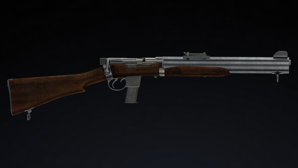 De Lisle Carbine Low Poly 3D model - TurboSquid 1821479