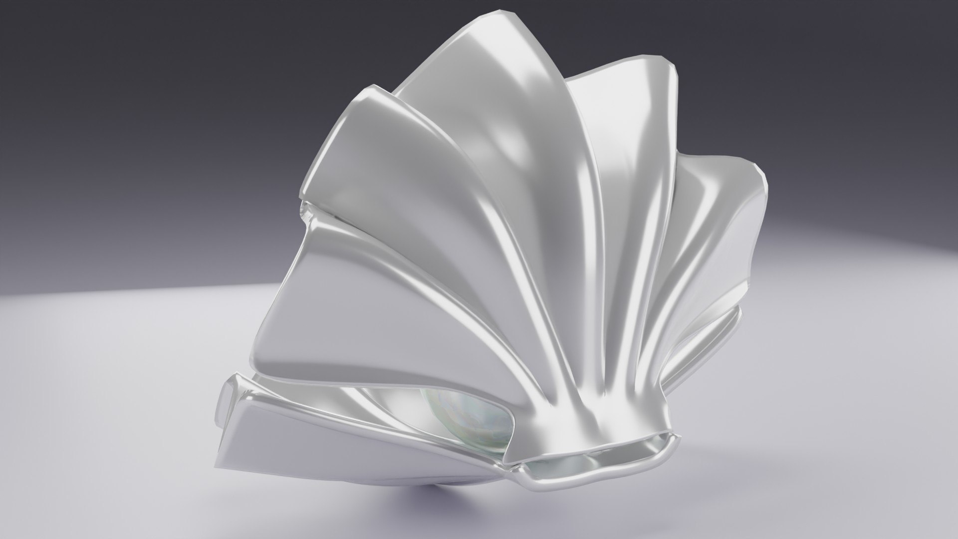 3D Shell And Pearl Model - TurboSquid 2389490