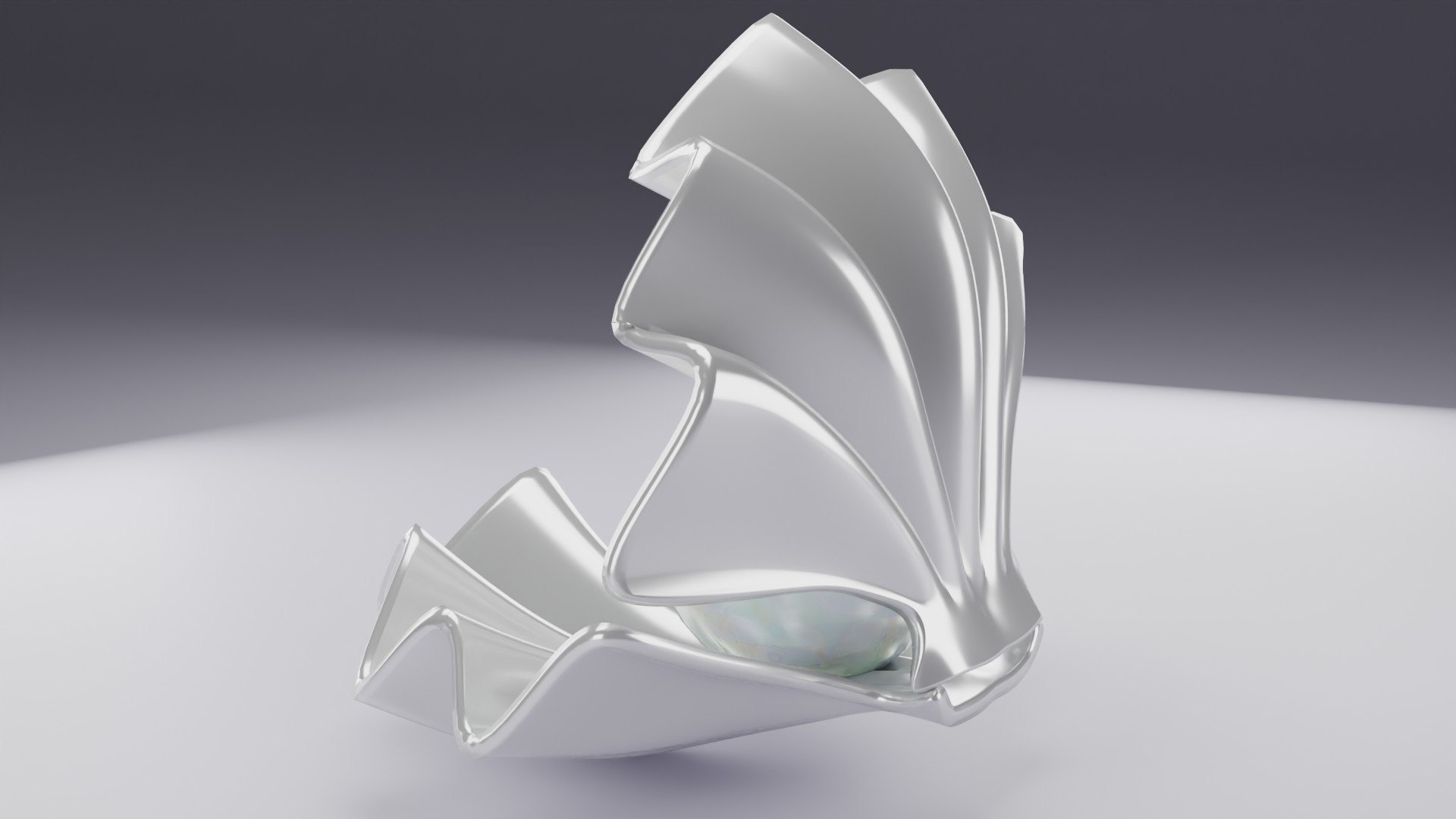 3D Shell And Pearl Model - TurboSquid 2389490