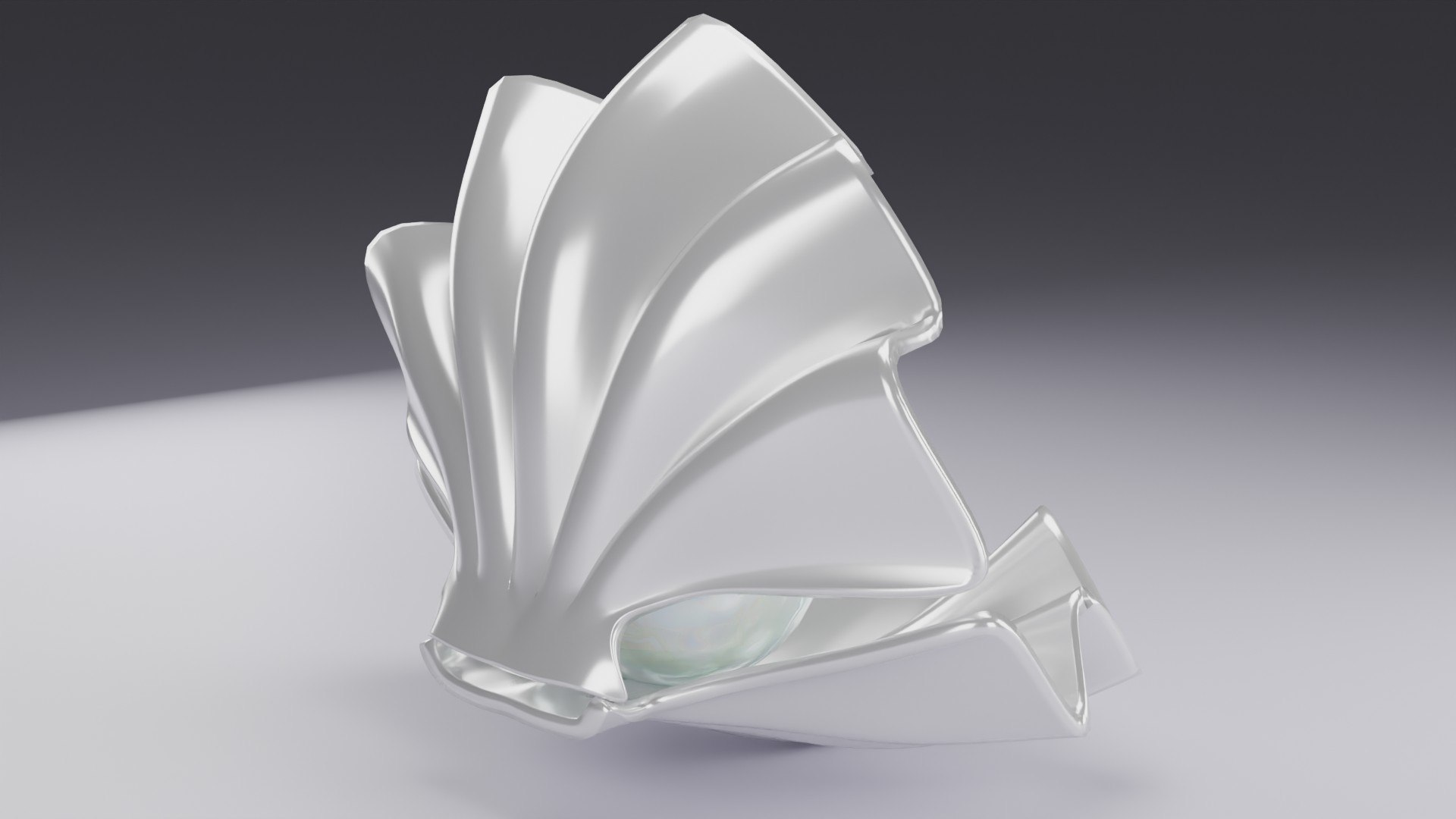 3D Shell And Pearl Model - TurboSquid 2389490
