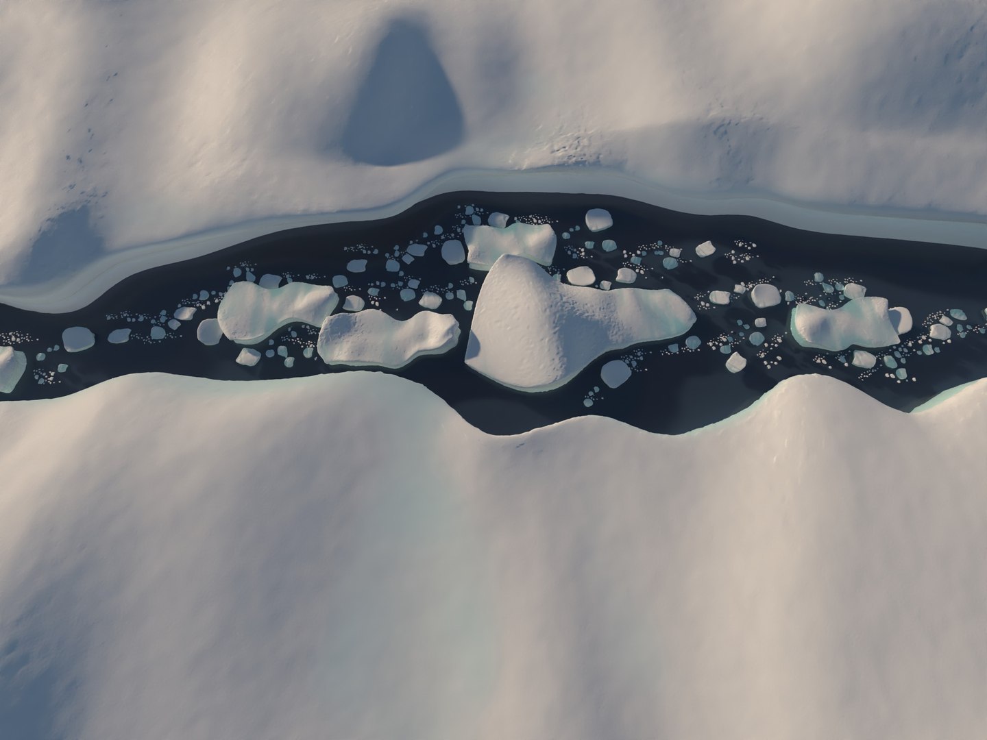 Icescape ice 3D - TurboSquid 1542212