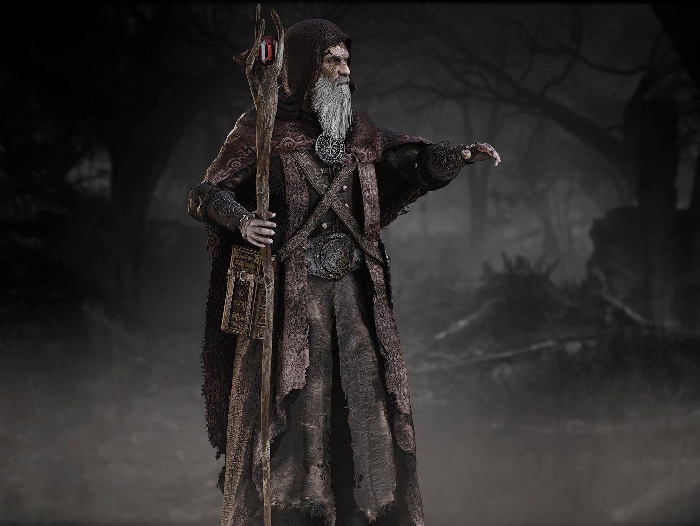 Wizard 3D Model - TurboSquid 2412299