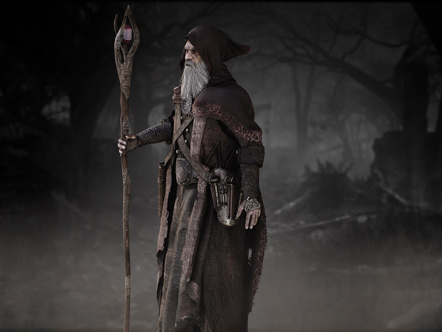 Wizard 3D Model - TurboSquid 2412299