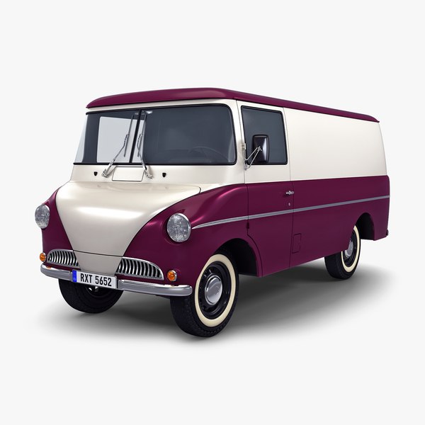 Generic Retro Cargo Van M 2 model - TurboSquid 1859001