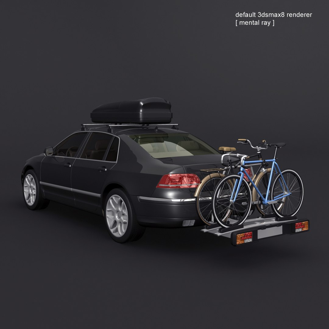 3d Car Bicycle Carrier Model