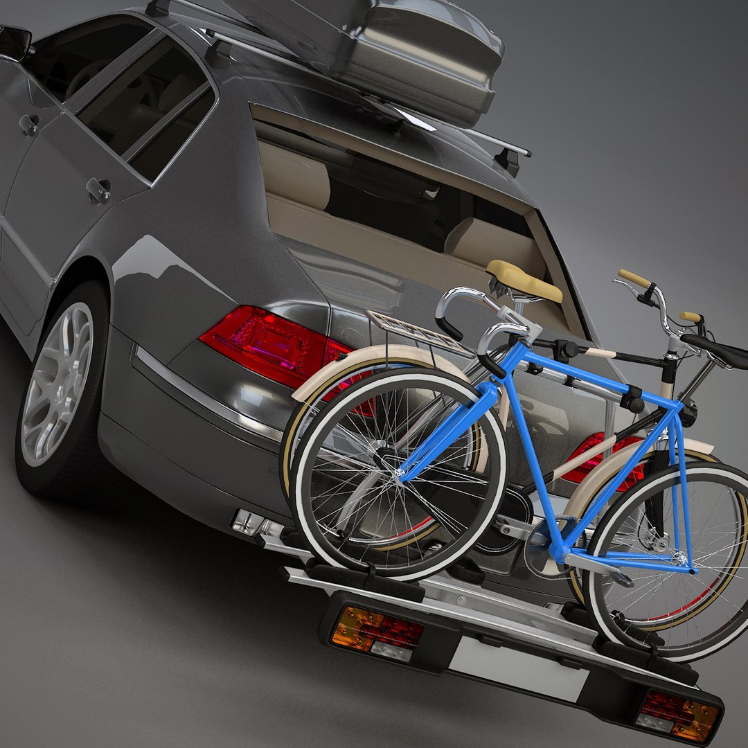 3d Car Bicycle Carrier Model