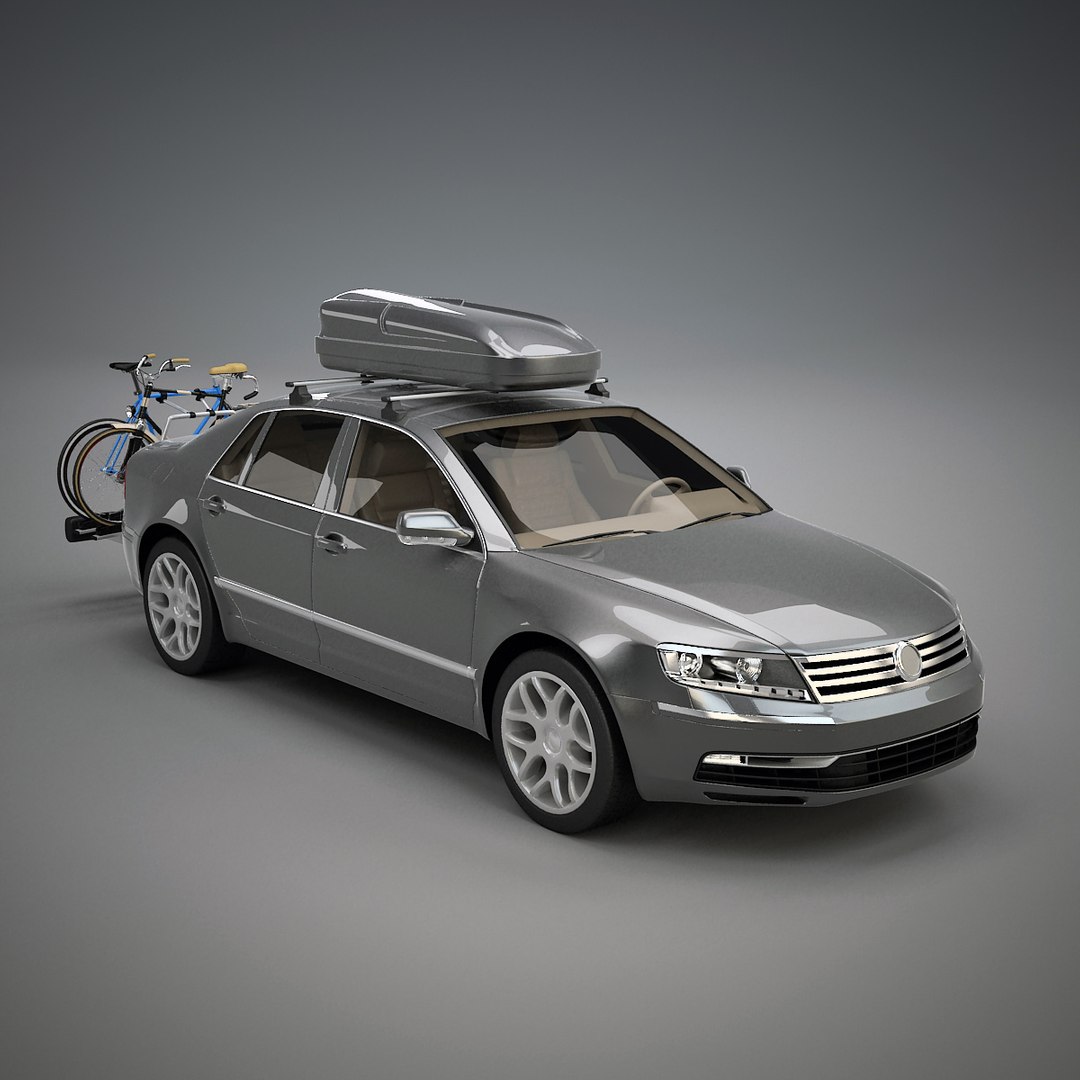 3d Car Bicycle Carrier Model