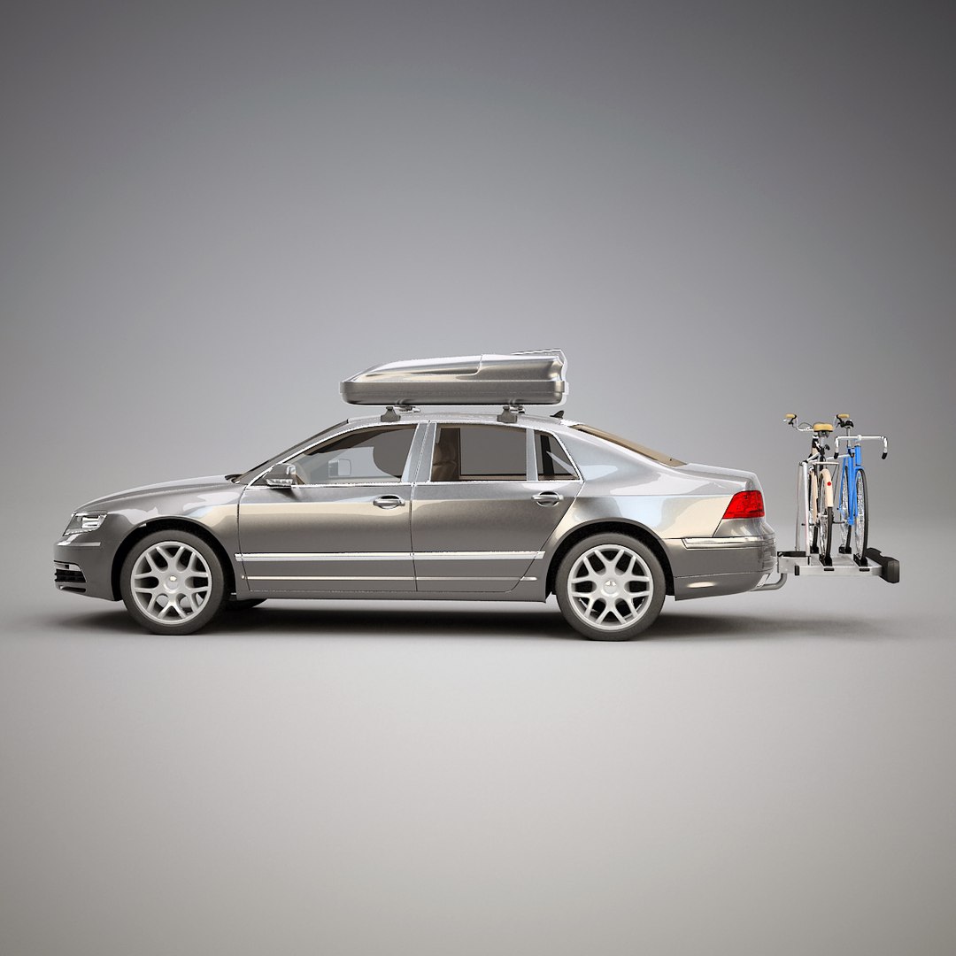 3d Car Bicycle Carrier Model