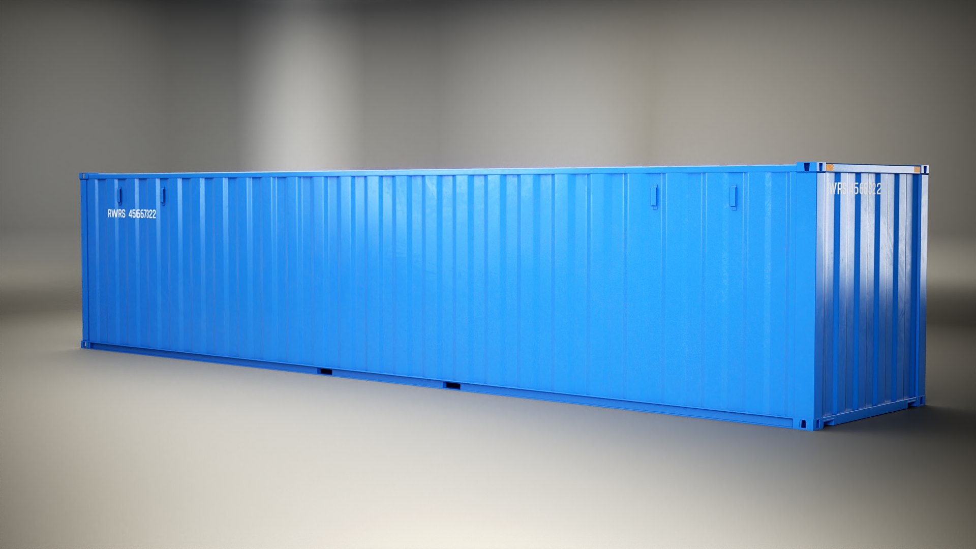 Intermodal Shipping Container 40-foot-long 3D Model - TurboSquid 2287130