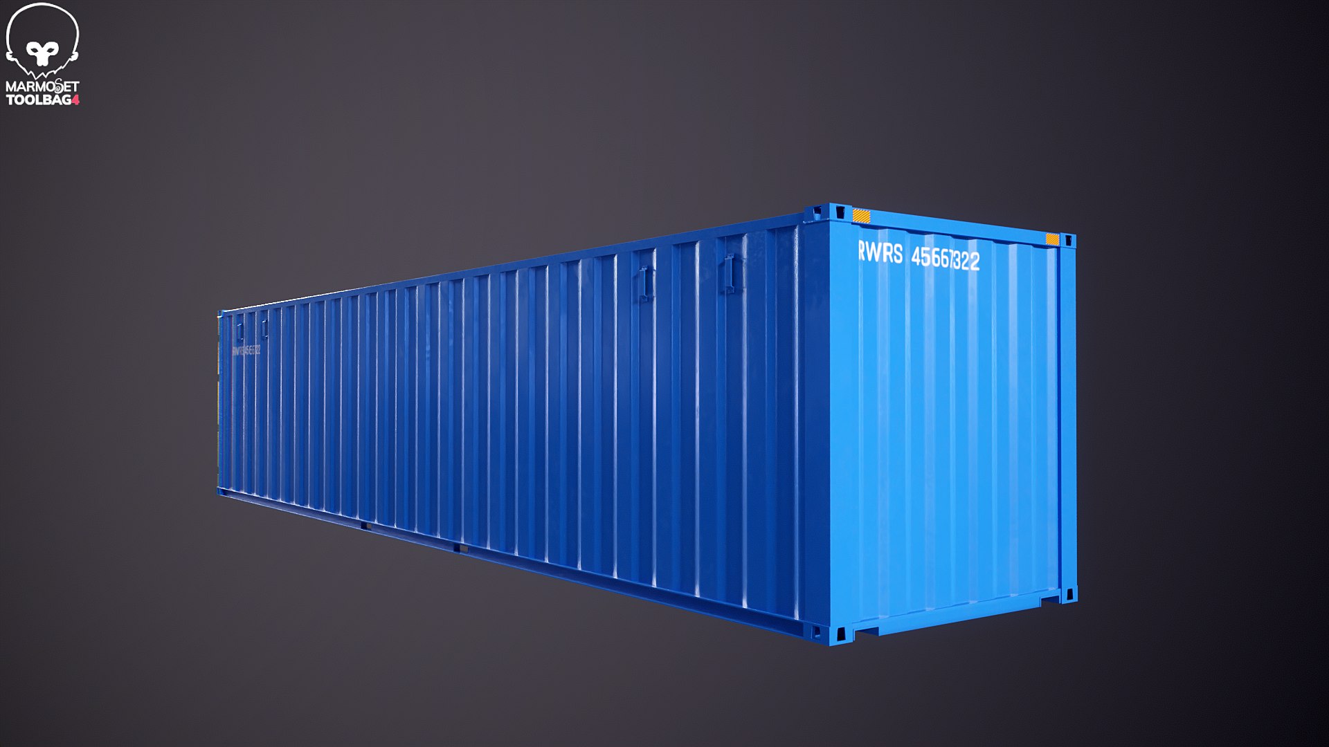 Intermodal Shipping Container 40-foot-long 3D Model - TurboSquid 2287130