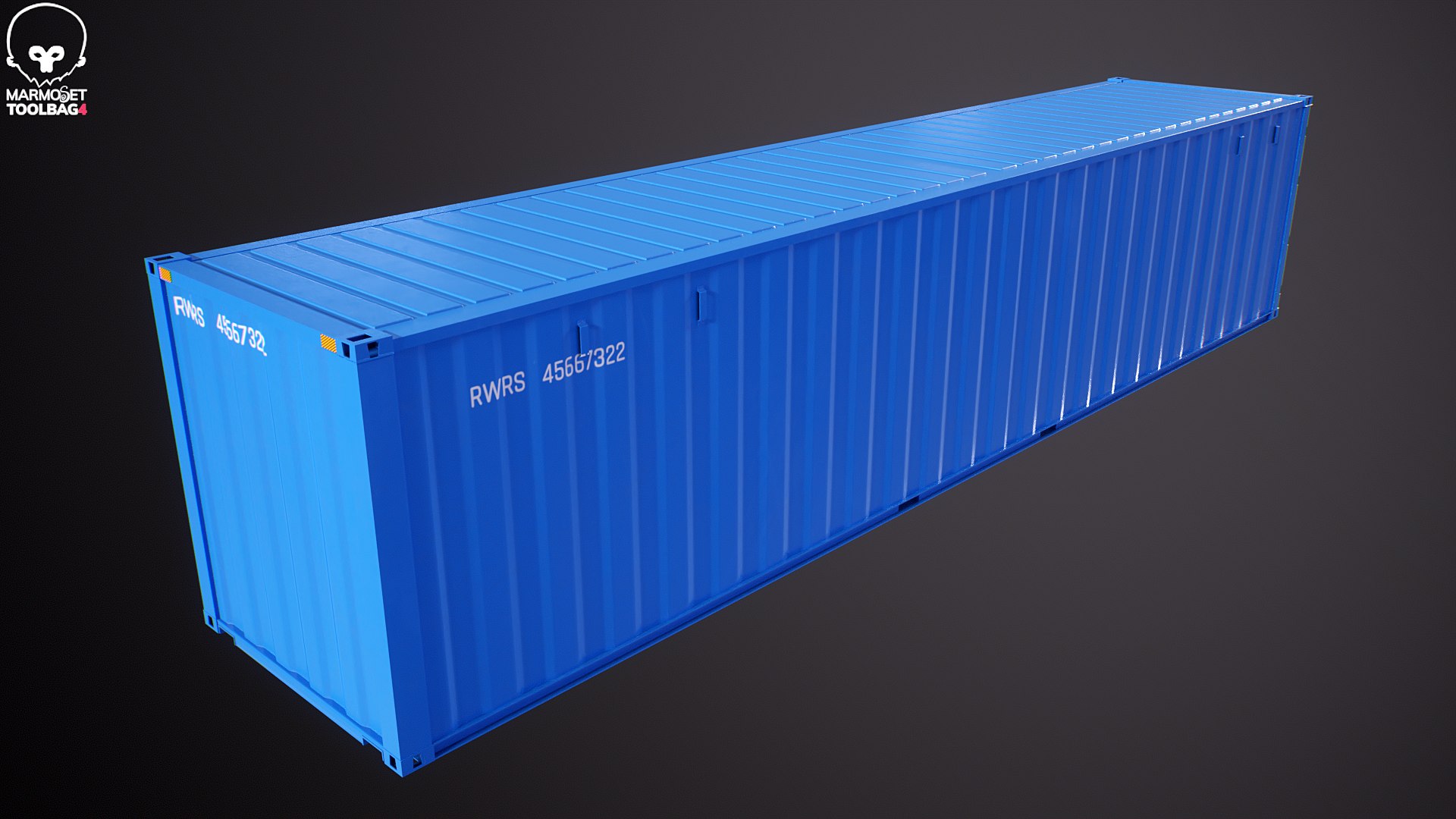 Intermodal Shipping Container 40-foot-long 3D Model - TurboSquid 2287130