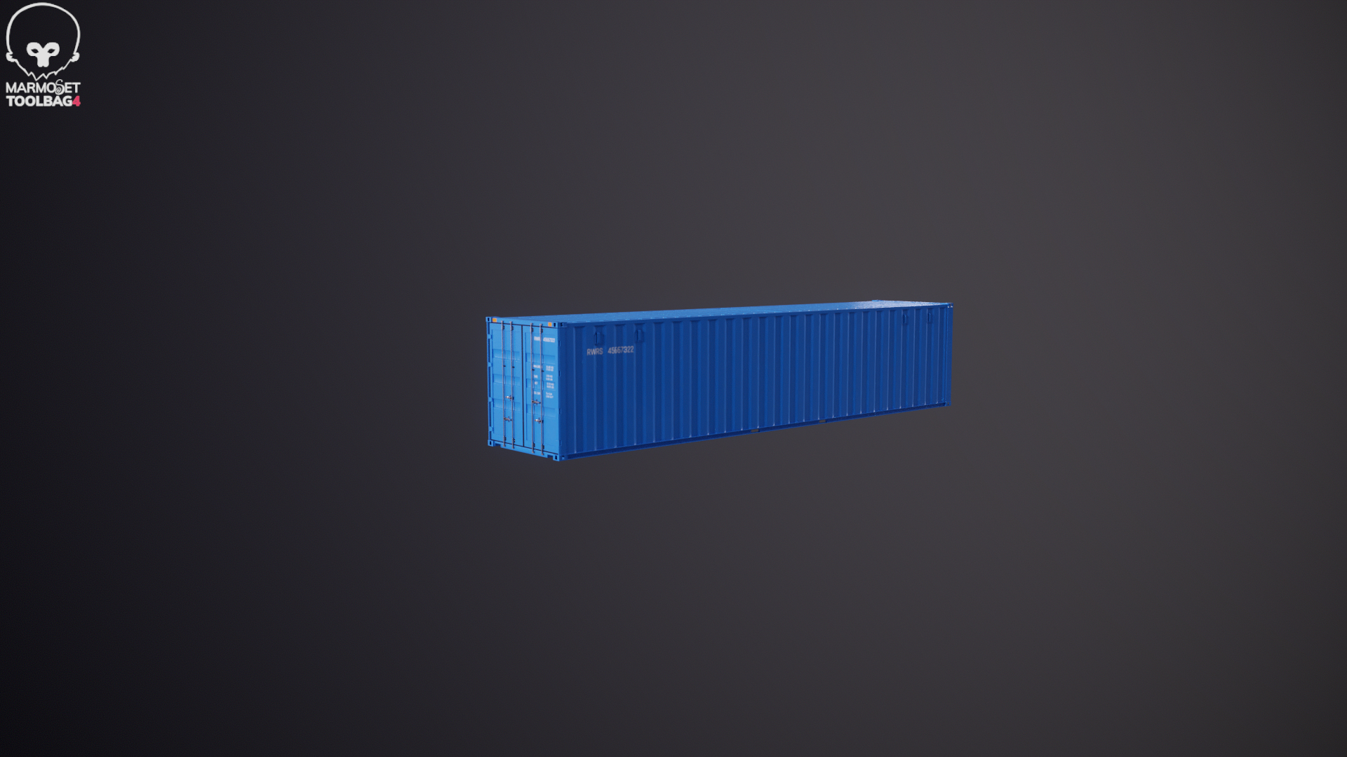 Intermodal Shipping Container 40-foot-long 3D Model - TurboSquid 2287130