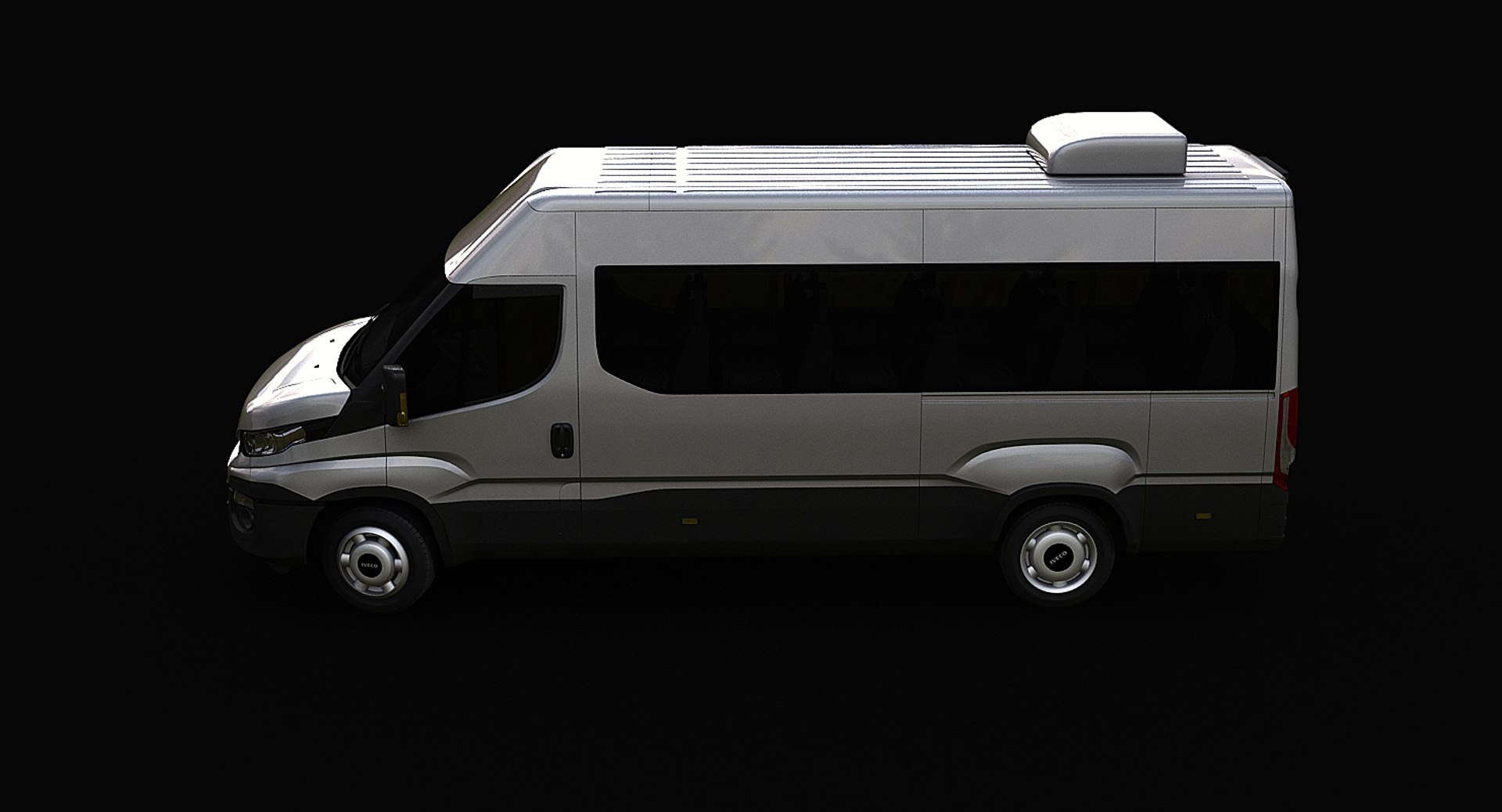 Iveco Daily Minibus 3d Model