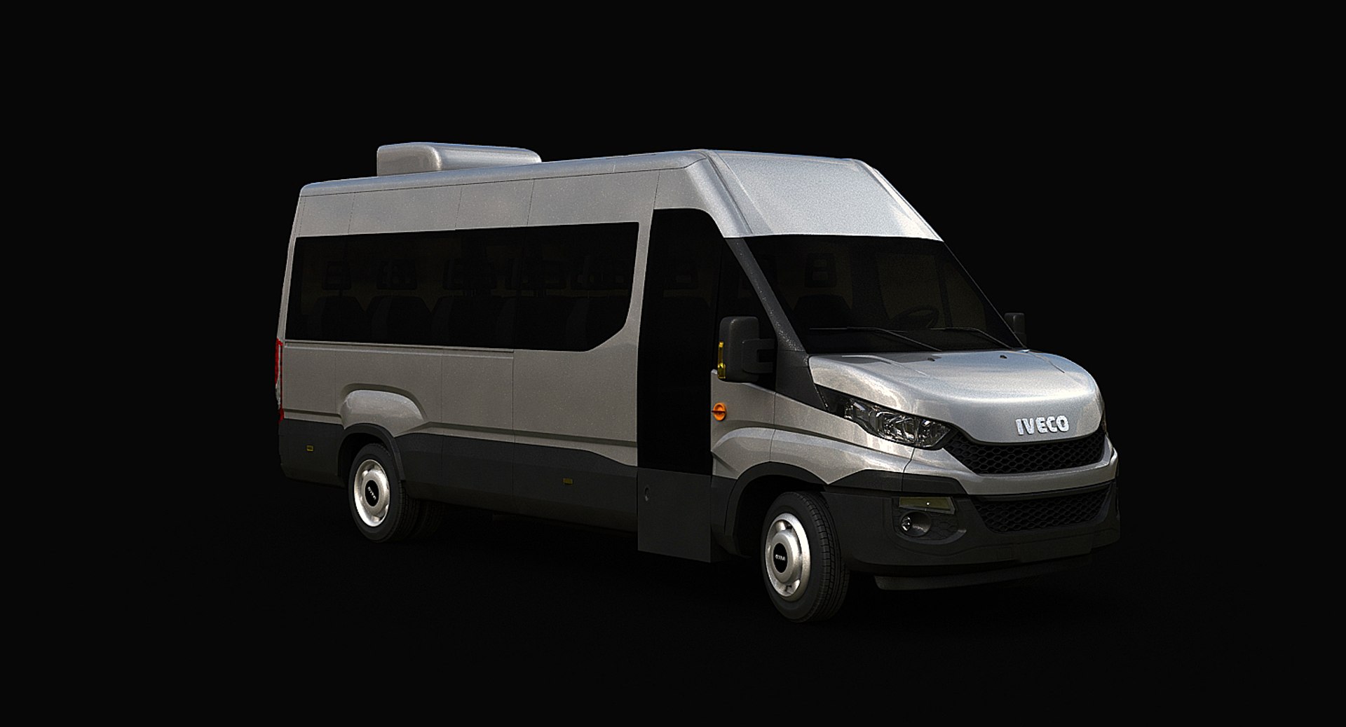 Iveco Daily Minibus 3d Model