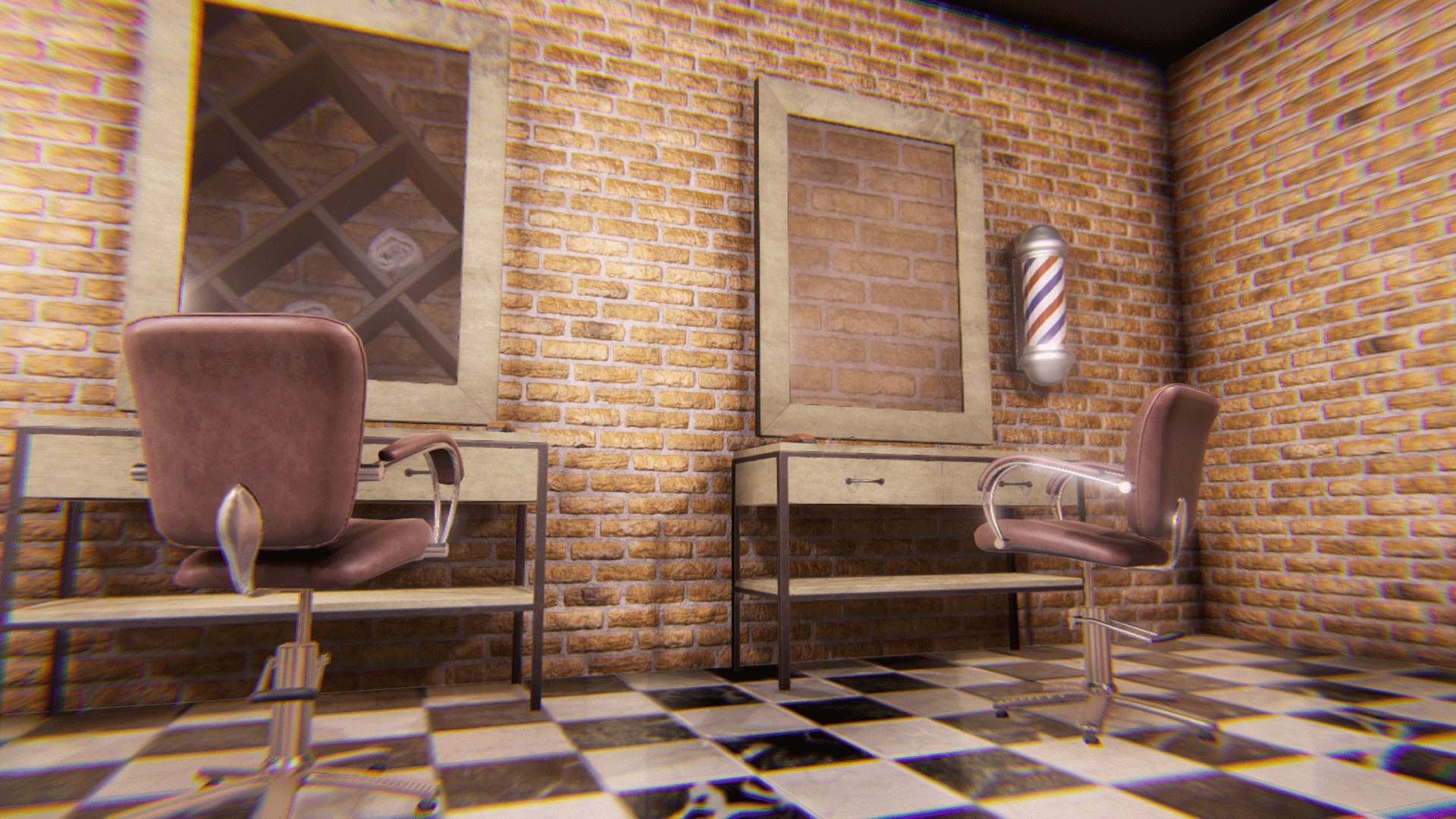 Vr Barber Shop - 3D Model - TurboSquid 1415580
