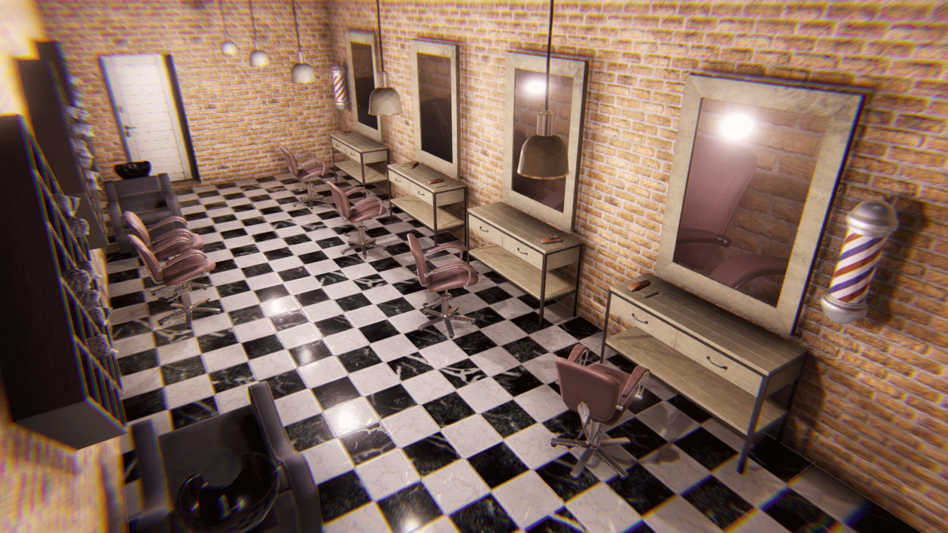 Vr Barber Shop - 3D Model - TurboSquid 1415580