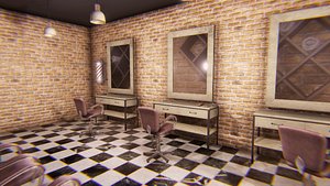 Free 3D Barber-Shop Models | TurboSquid
