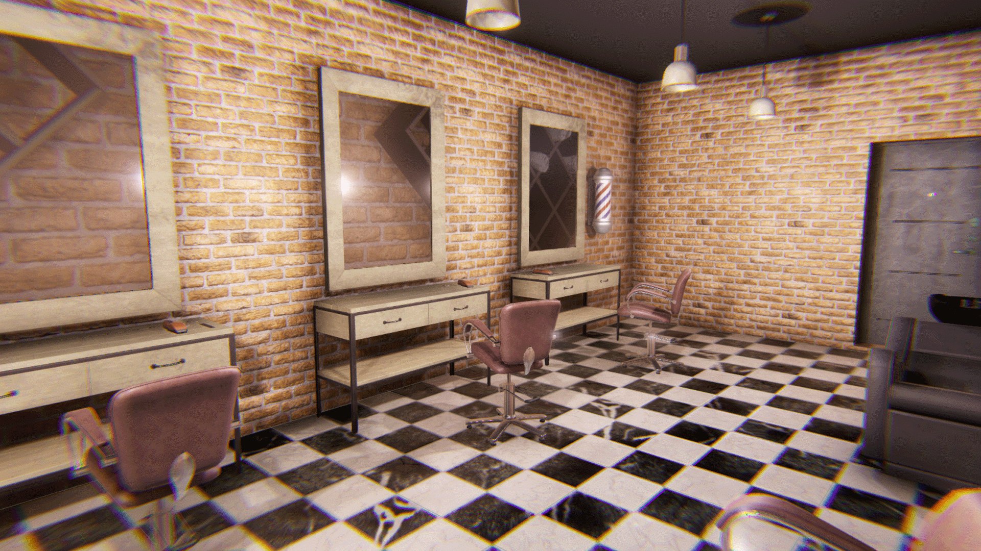 Vr Barber Shop - 3D Model - TurboSquid 1415580