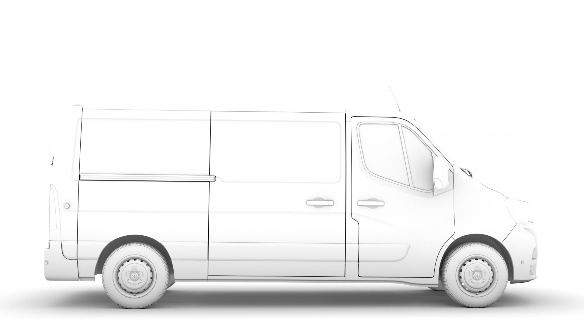 3D Renault Master L2h1 Van - TurboSquid 1501647