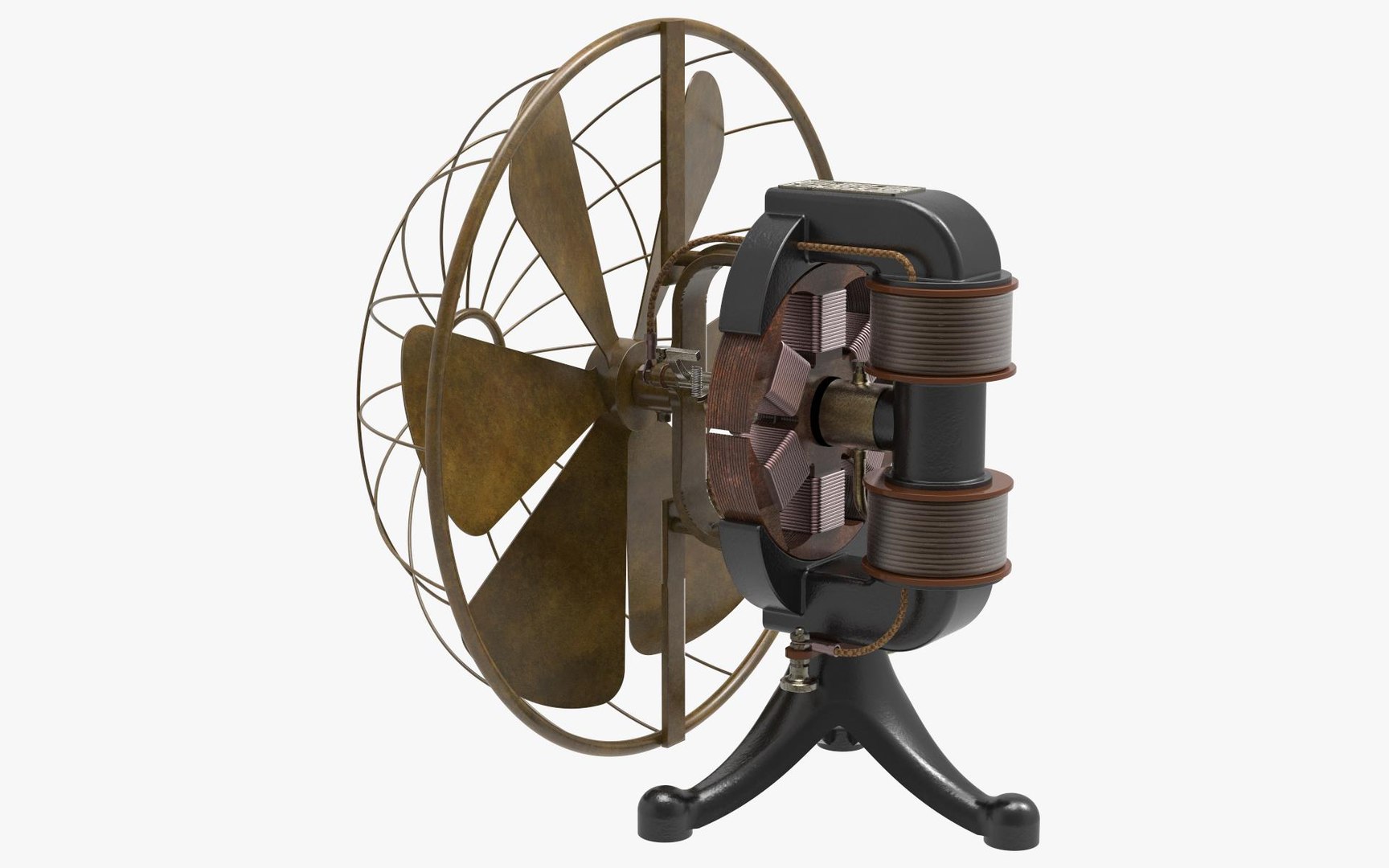 3D Edison Fan - TurboSquid 2419977