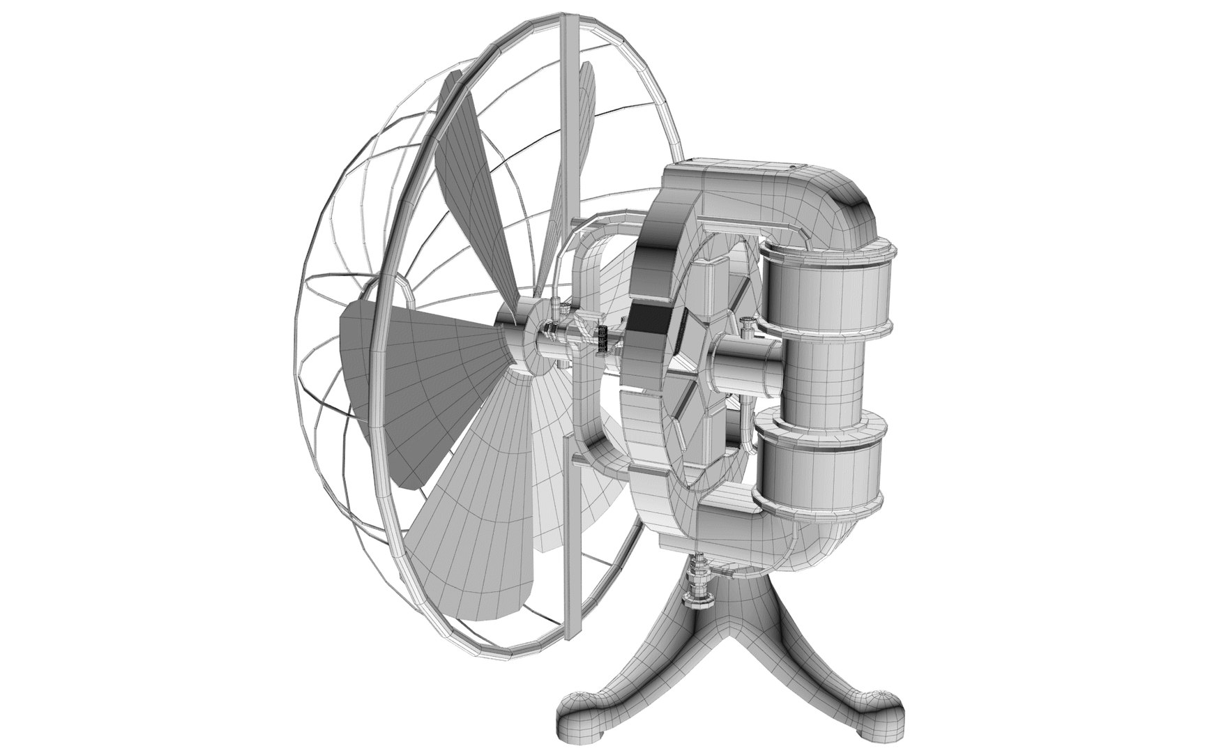3D Edison Fan - TurboSquid 2419977