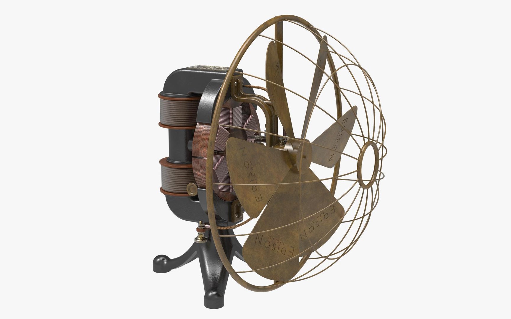 3D Edison Fan - TurboSquid 2419977