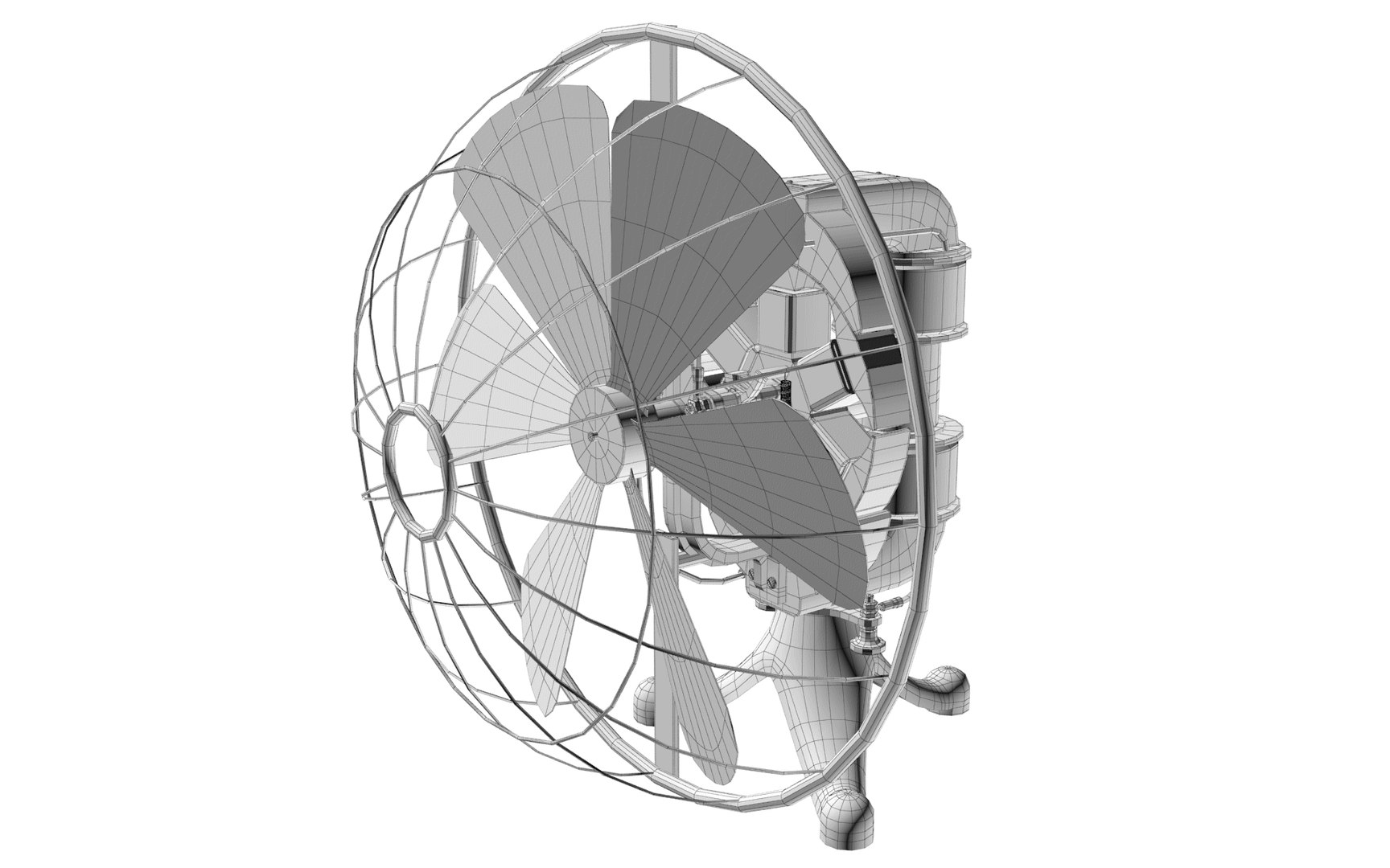 3D Edison Fan - TurboSquid 2419977