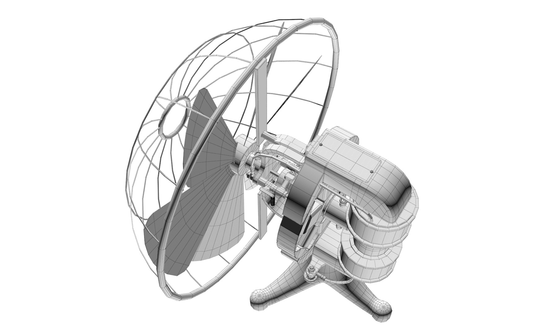 3D Edison Fan - TurboSquid 2419977