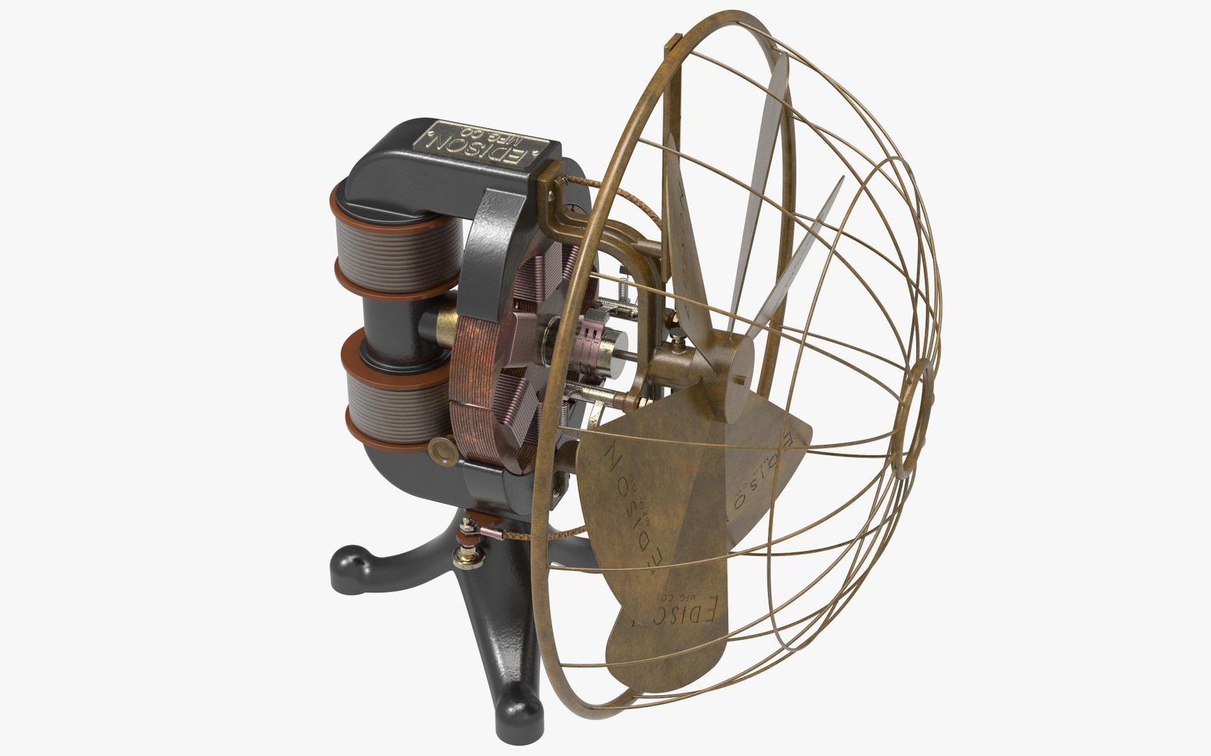 3D Edison Fan - TurboSquid 2419977
