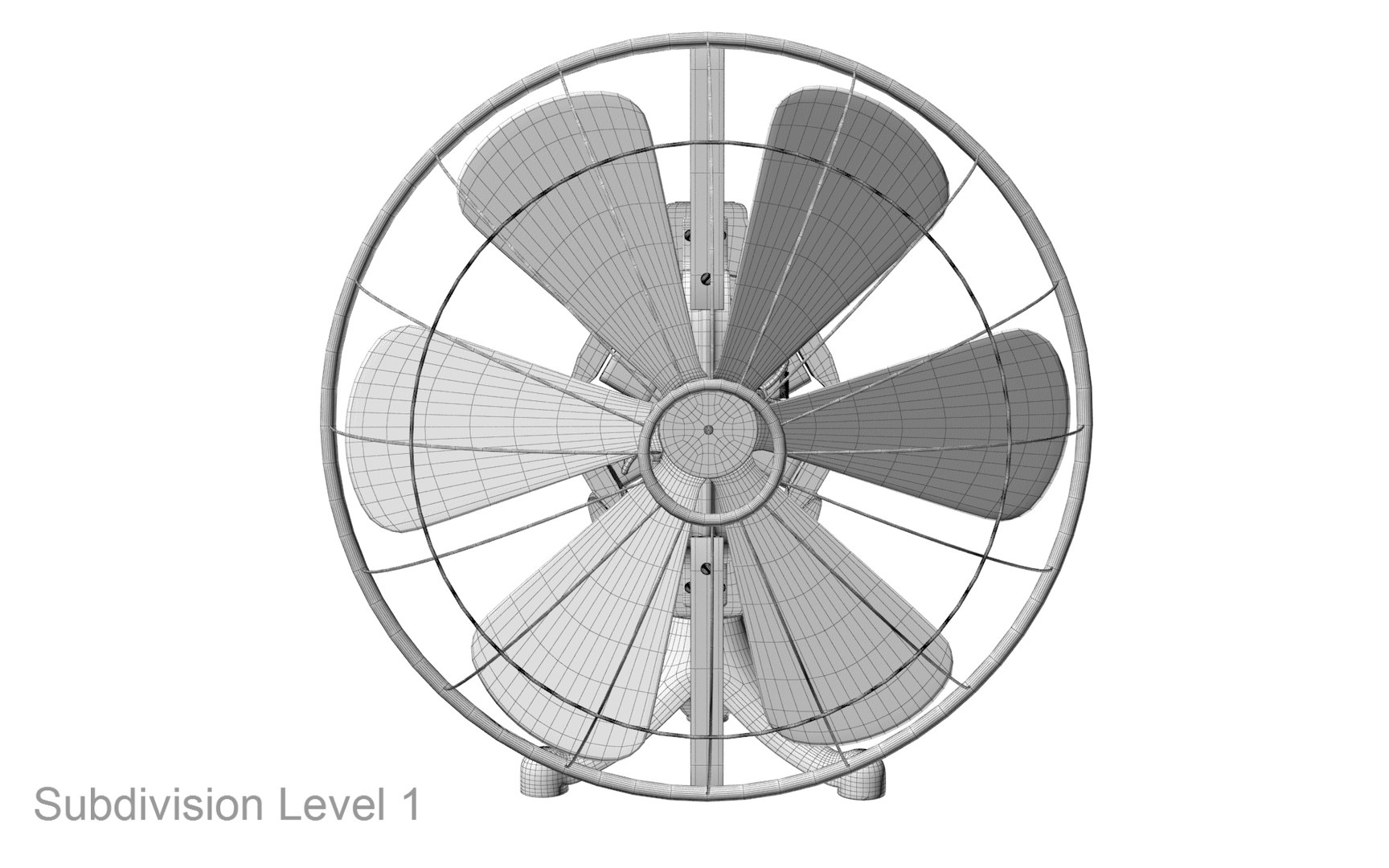 3D Edison Fan - TurboSquid 2419977