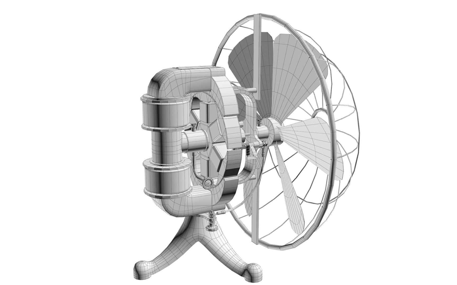 3D Edison Fan - TurboSquid 2419977