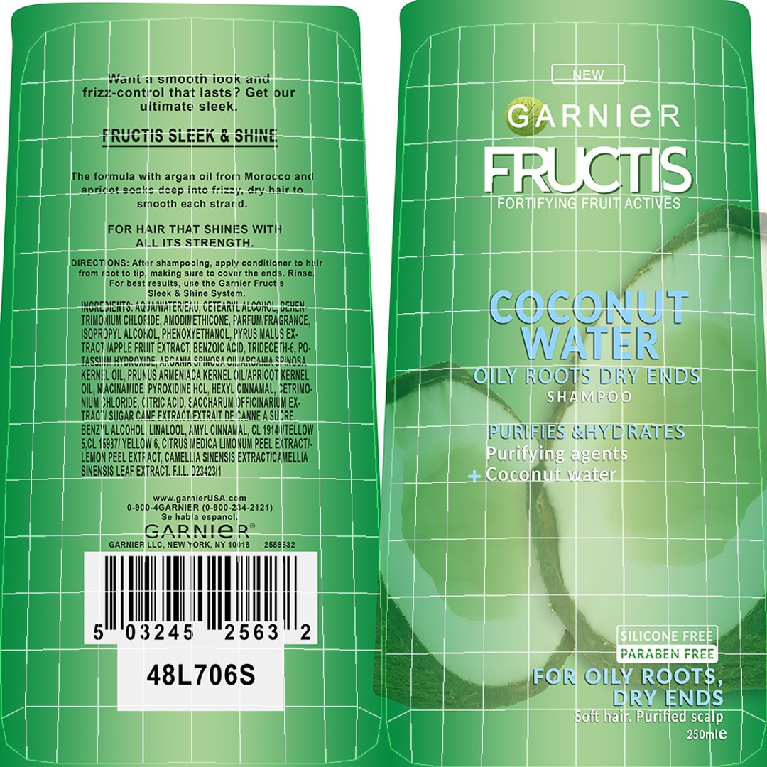 Garnier Shampoo 3D Model - TurboSquid 1270445