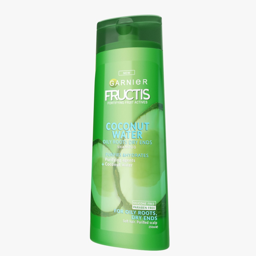 Garnier Shampoo 3D Model - TurboSquid 1270445