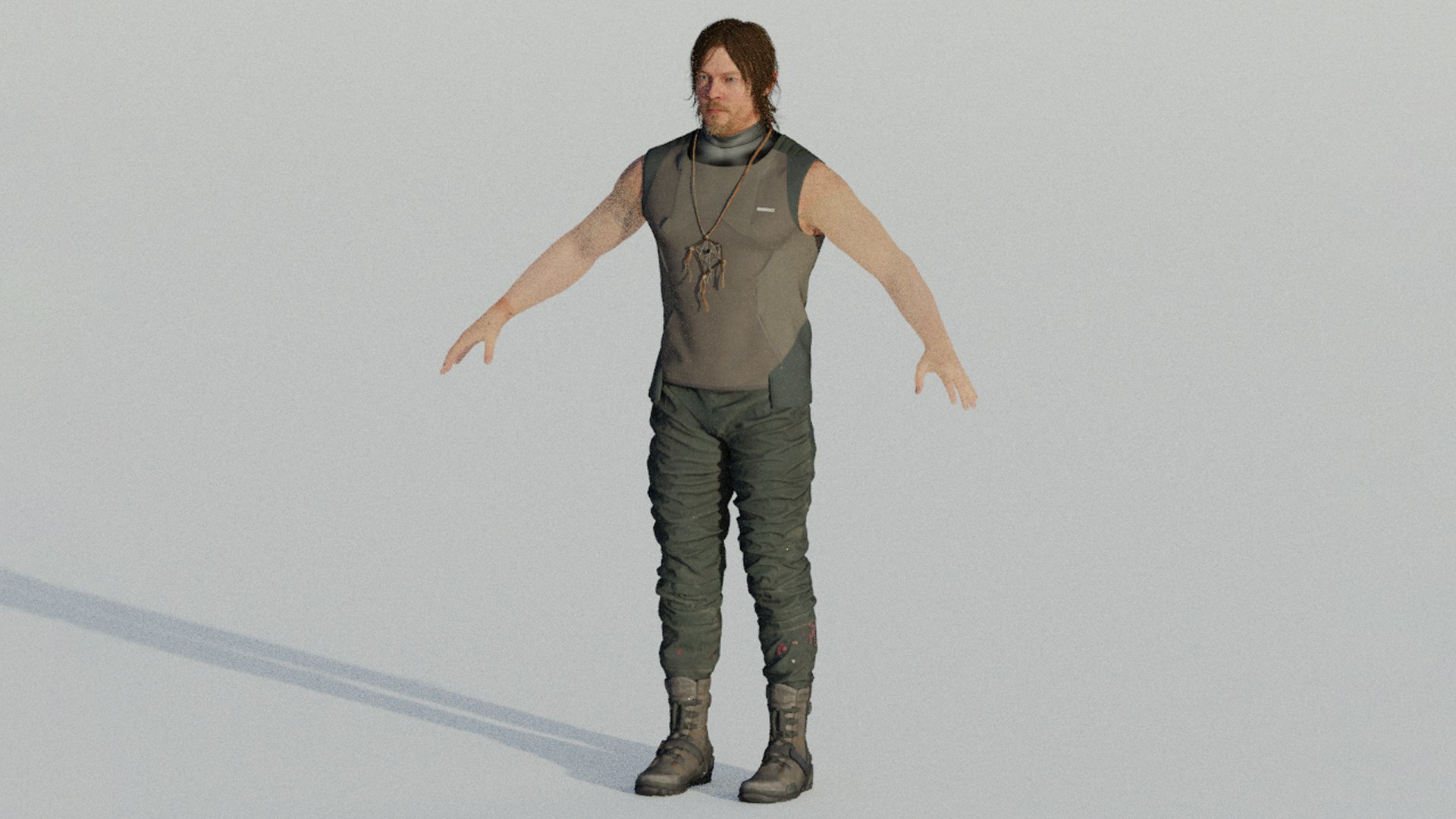 3D The Walking Dead - Daryl Dixon Model - TurboSquid 2016914