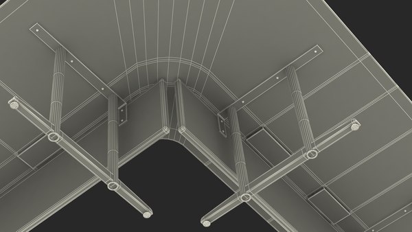 Modern U Shape Conference Table 3D model - TurboSquid 1767386