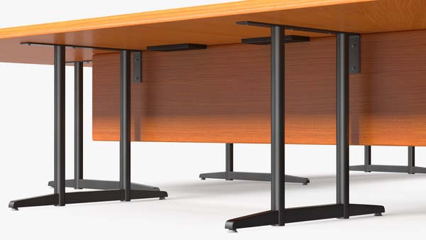 Modern U Shape Conference Table 3D model - TurboSquid 1767386