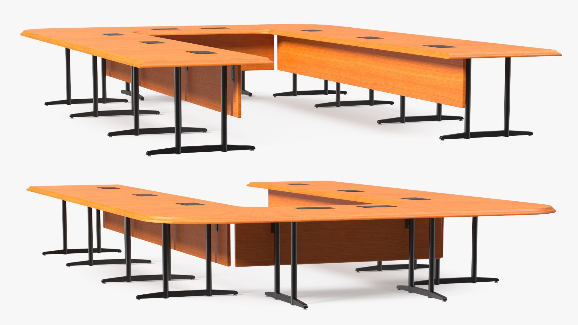 Modern U Shape Conference Table 3D Model - TurboSquid 1767386