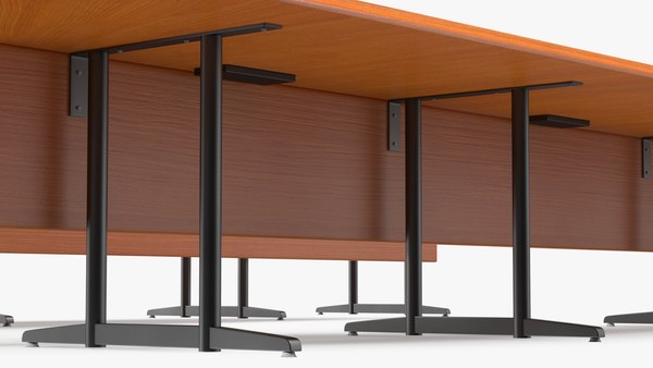 Modern U Shape Conference Table 3D model - TurboSquid 1767386