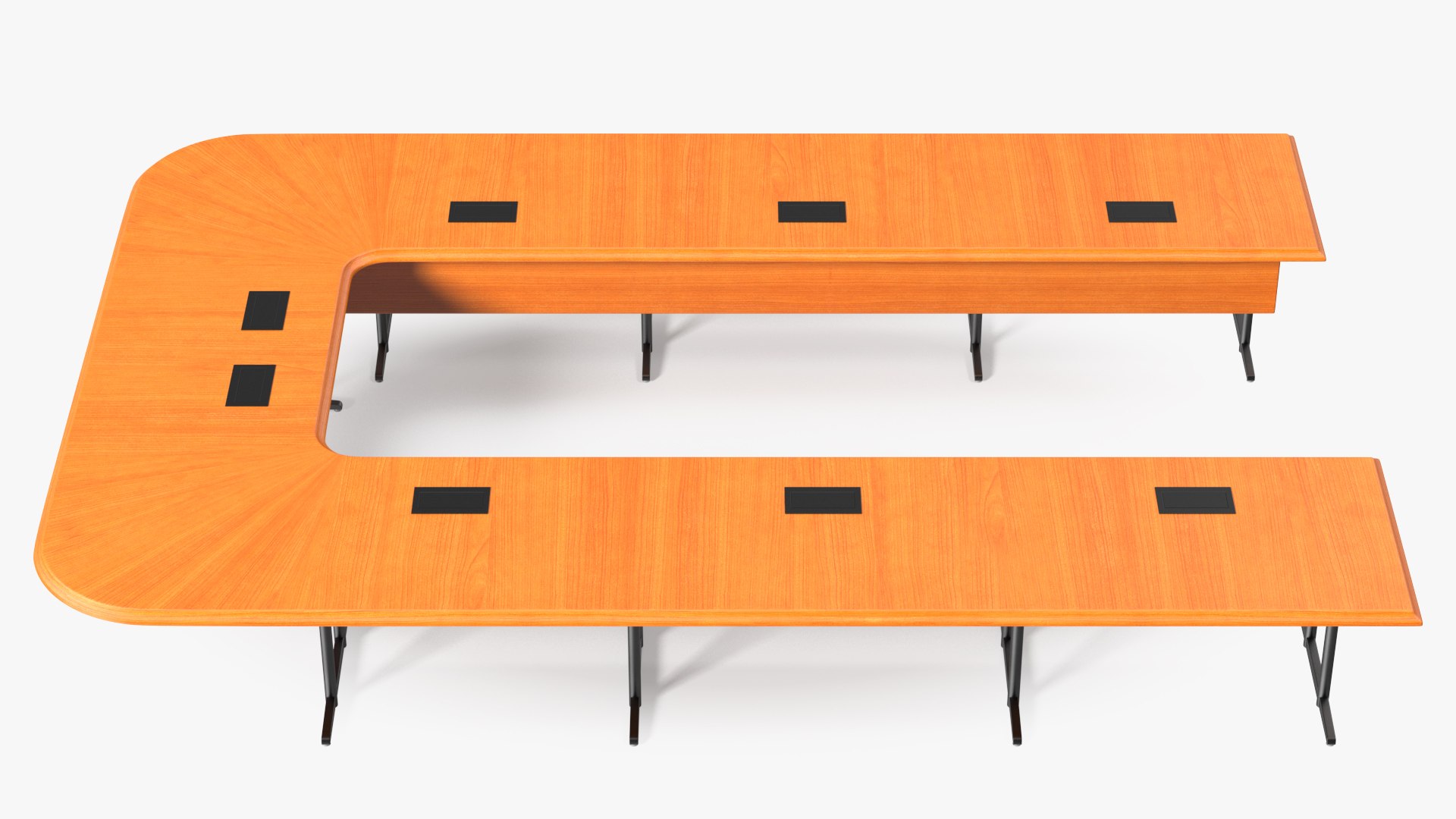 Modern U Shape Conference Table 3D Model - TurboSquid 1767386