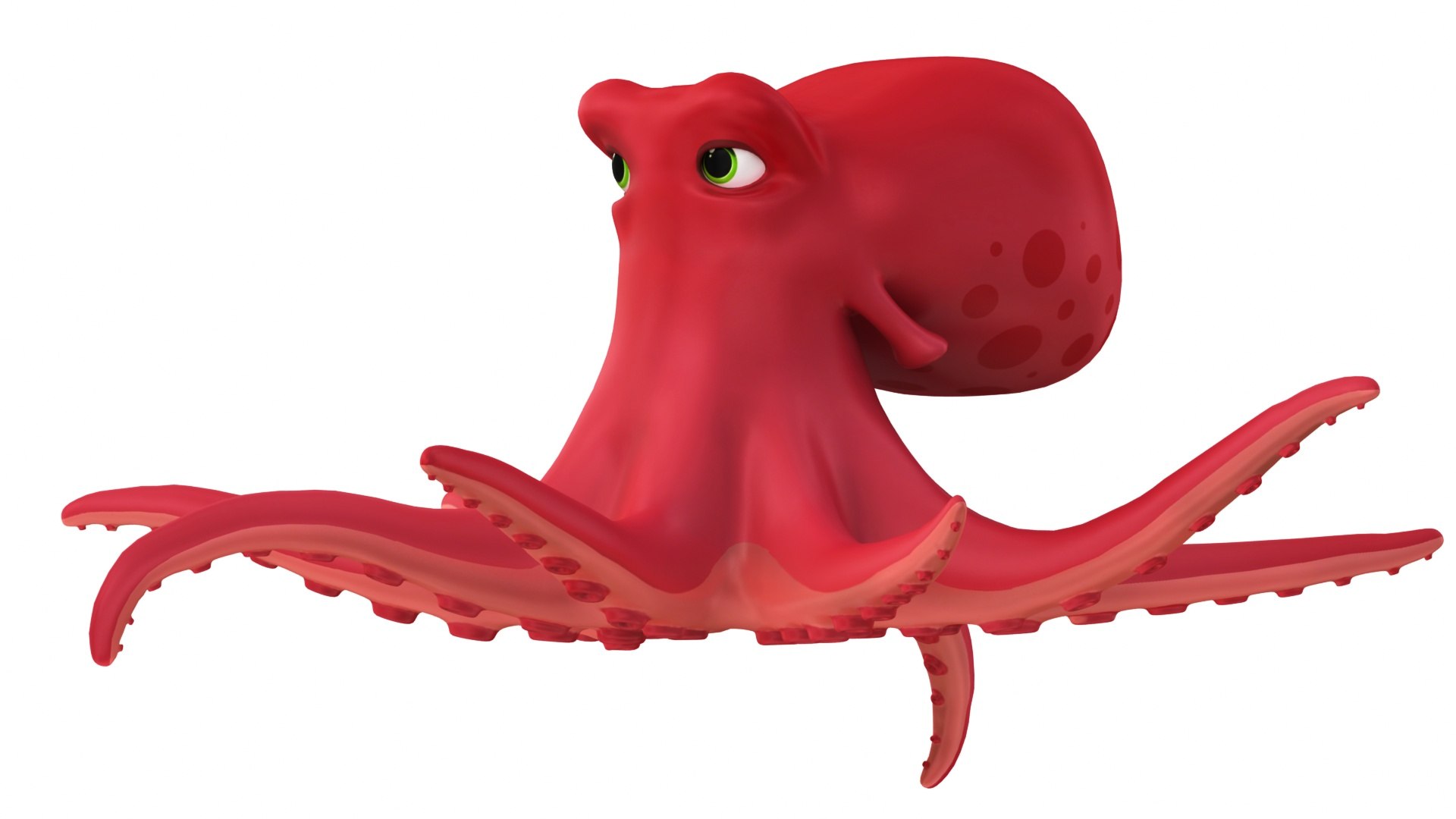 3D Model Octopus Cartoon Rigged Animated - TurboSquid 2077446