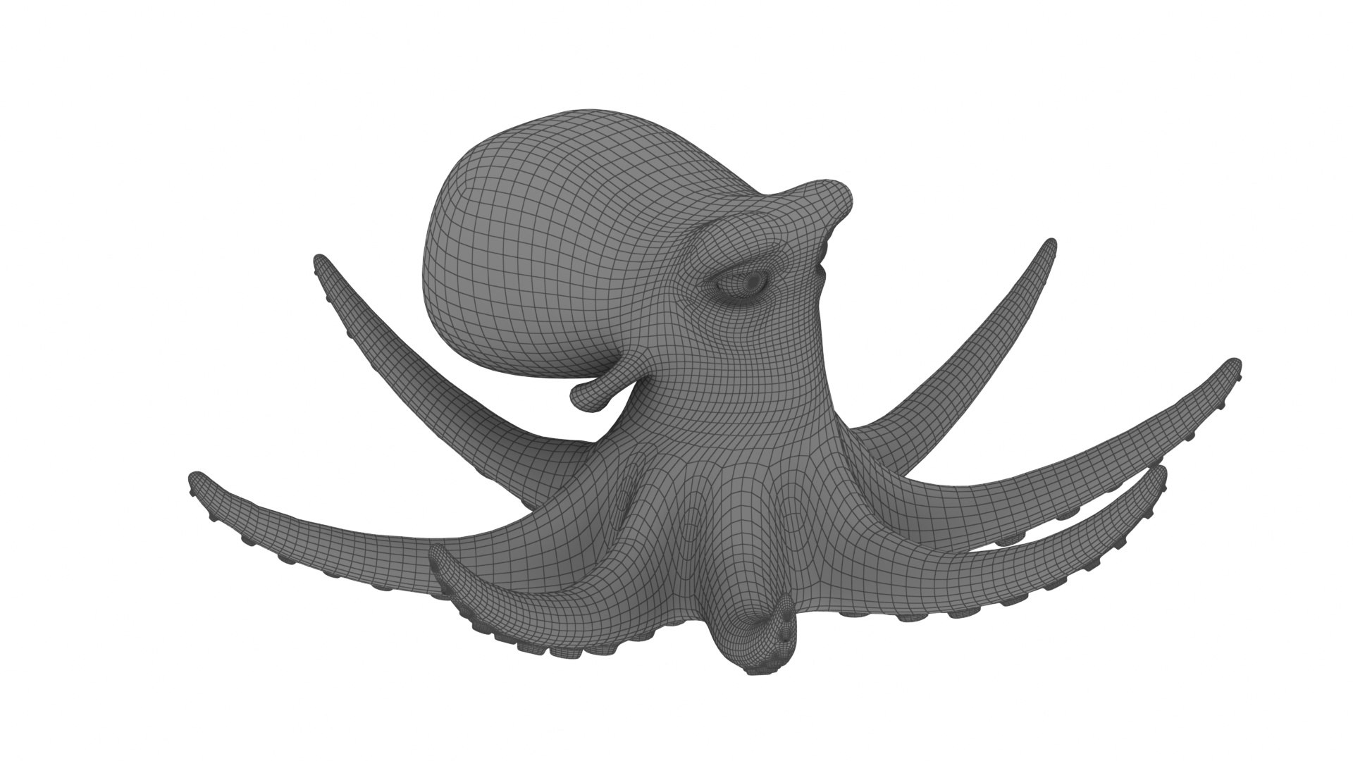 3D model Octopus Cartoon Rigged Animated - TurboSquid 2077446