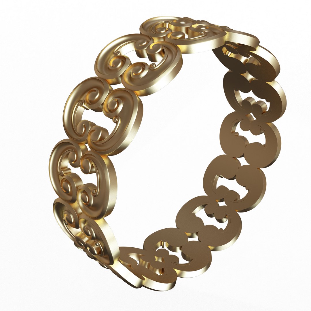 3D Jewellery Ring 05 Gold Model - TurboSquid 2138472