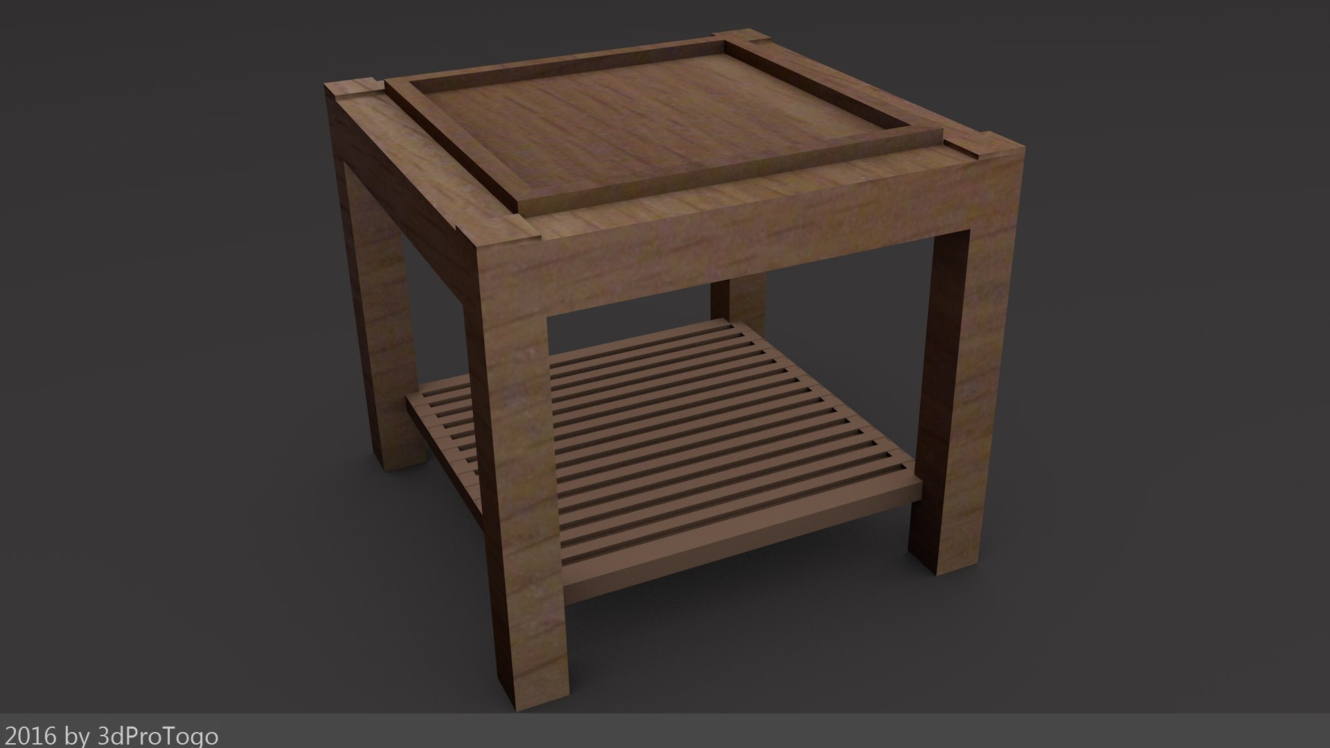 Free Modern Table 3d Model