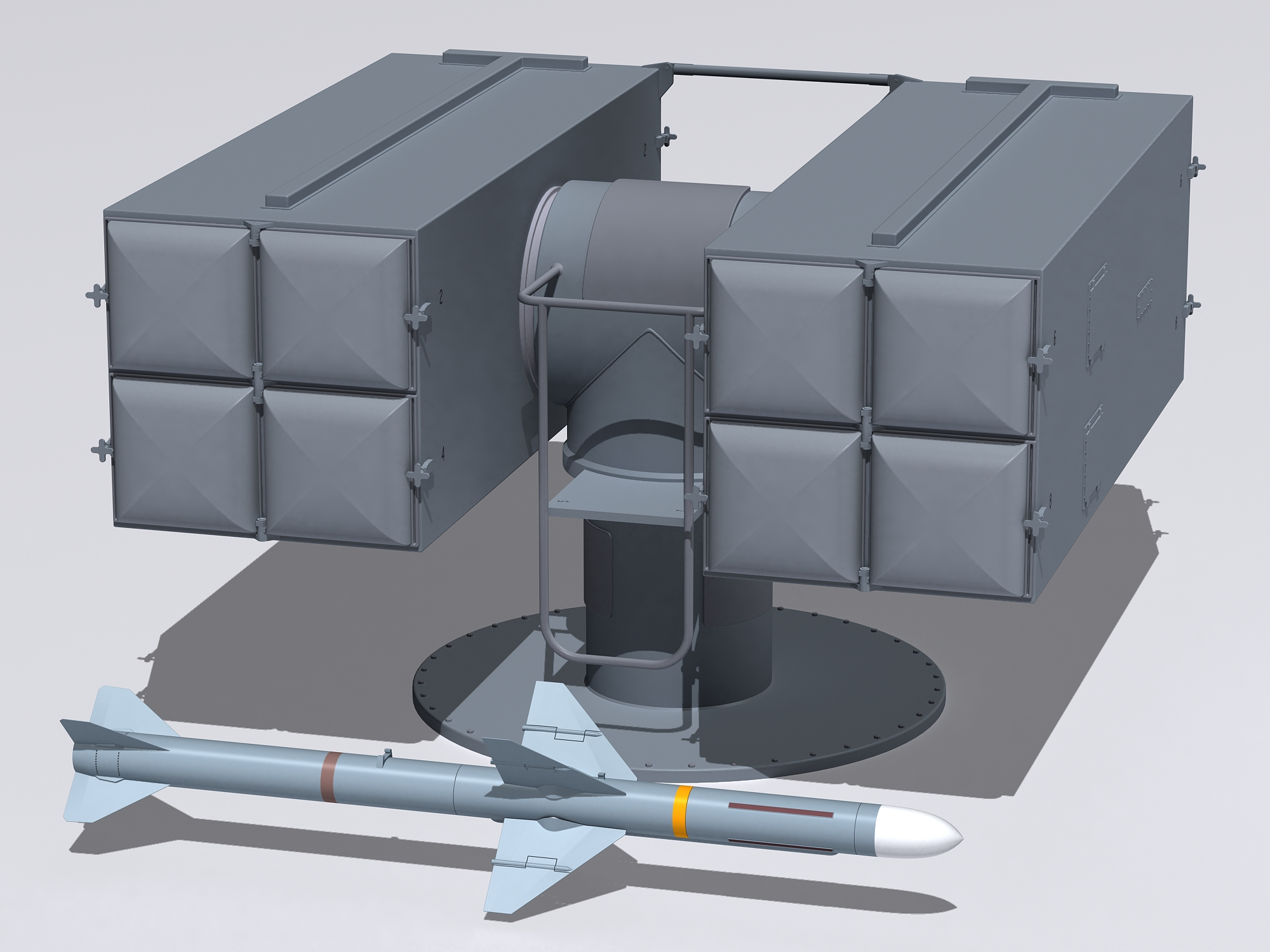 Sea sparrow rim-7 3D - TurboSquid 1688032